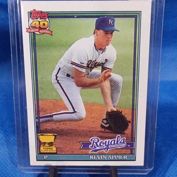 Toys | 1991 Topps Desert Shield 454 Kevin Appier Royals Sharp Corners ...